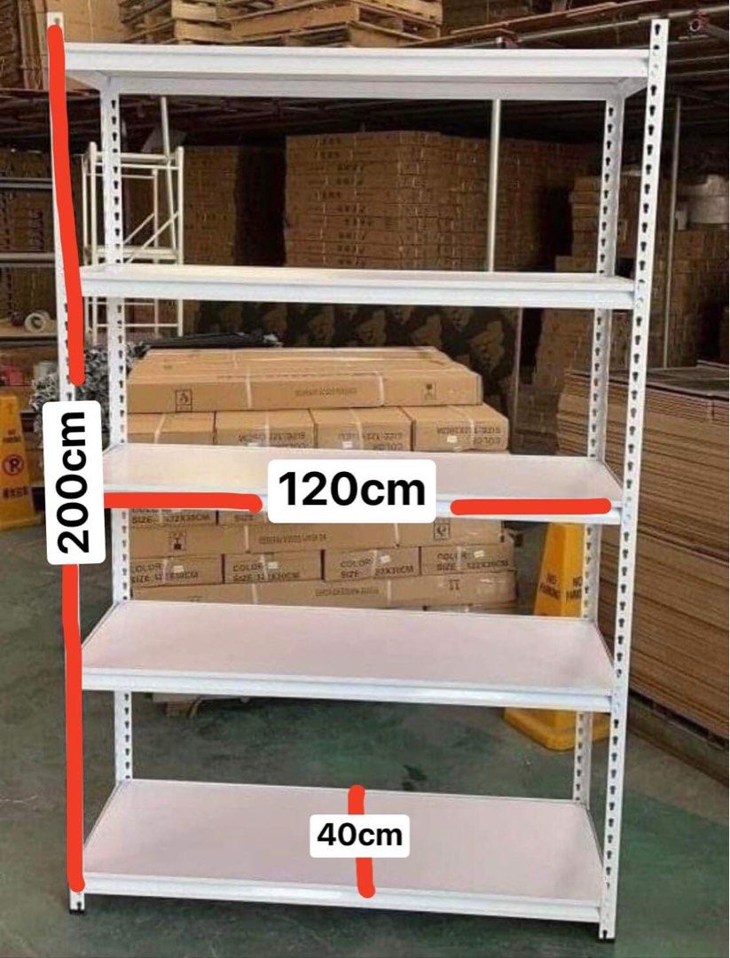 BEST SELLER Boltless Heavy Duty 5-Layer Metal Steel Rack Shelves Bodega ...