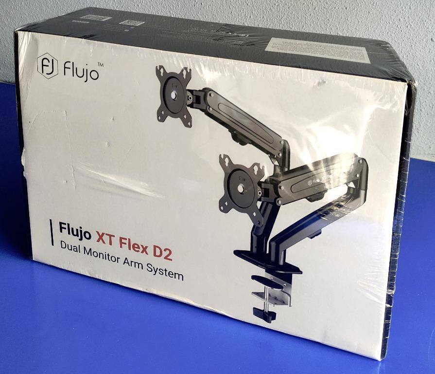 BNIB Flujo XT Flex D2 Dual Monitor Arm Stand, Computers & Tech, Parts ...