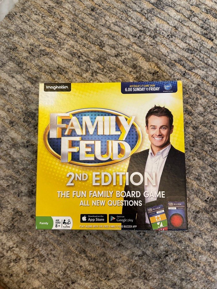 (Board Game) Family Feud Second Edition, Hobbies & Toys, Toys & Games ...