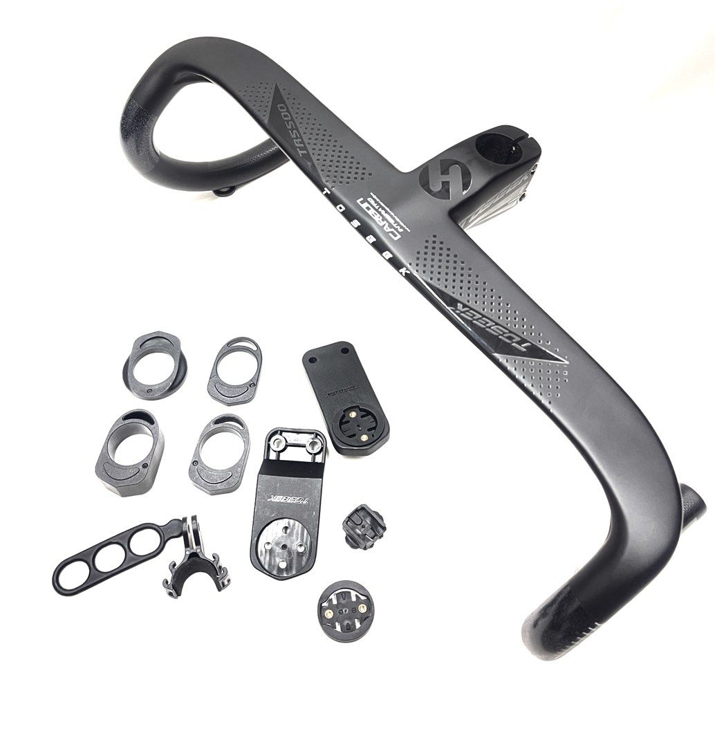 Brand New Road Bike Bicycle Carbon Integrated Handlebar Drop Bar ...