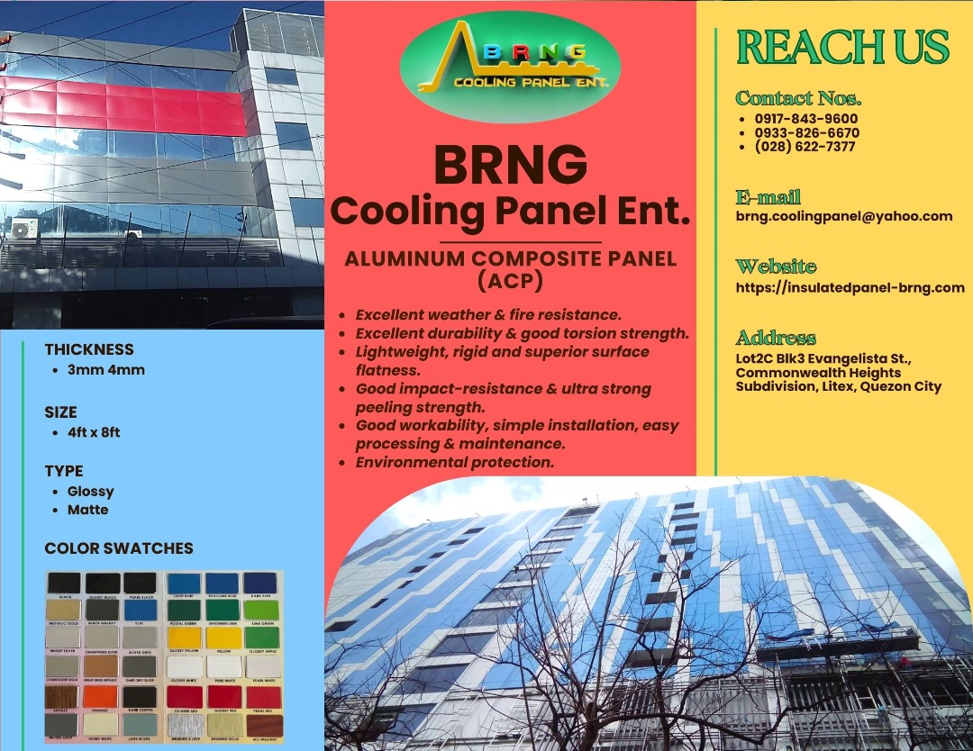 BRNG COOLING PANEL ENTERPRISE - SANDWICH PANEL - LOCALLY MADE ...