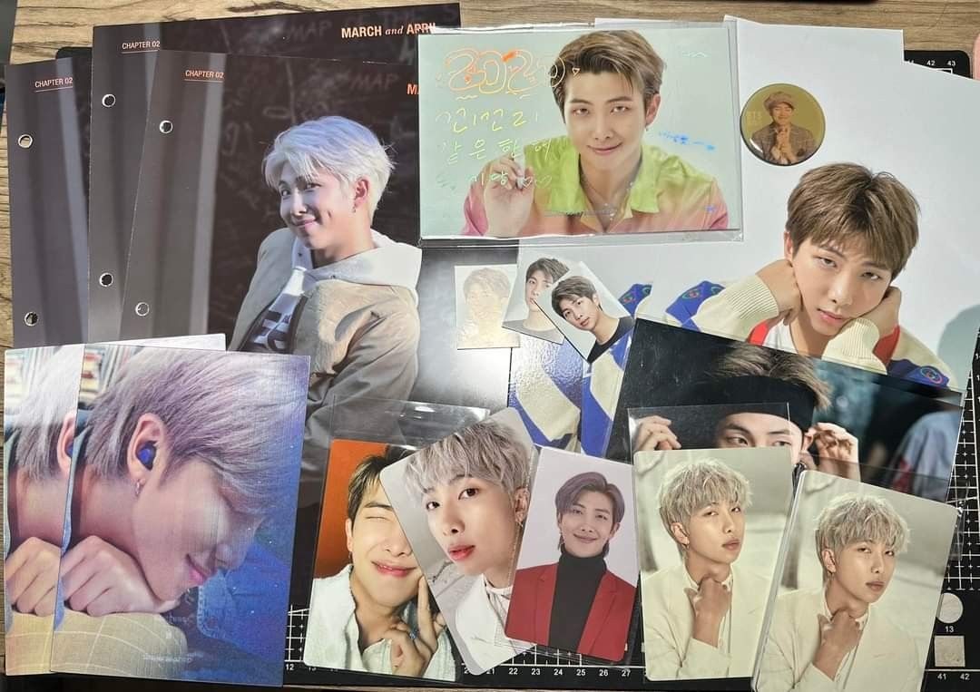 BTS RM photocard set, Hobbies & Toys, Memorabilia & Collectibles, K ...