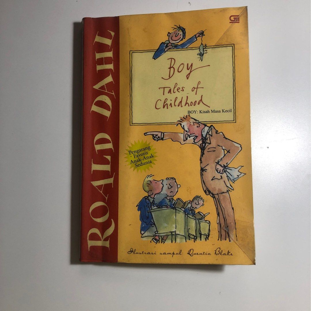 Buku Roald Dahl Boy Tales of childhood, Buku & Alat Tulis, Buku di ...