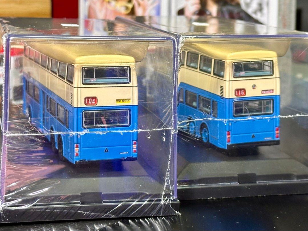 Buses Model 一套兩架 中巴 CMB 中華巴士 都城嘉慕 超級都城型 12米 樣板車 MCW Metrobus 12M 紅車牌 白車 ...