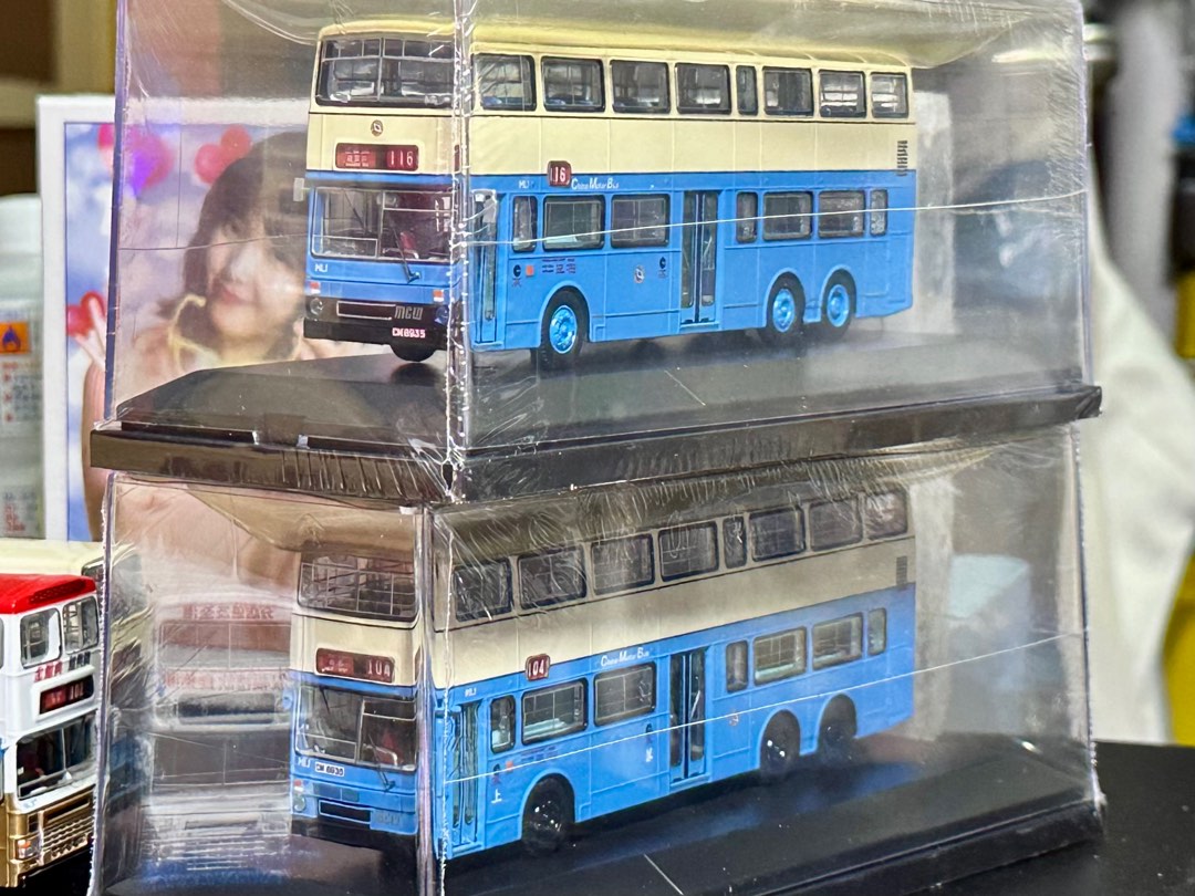 Buses Model 一套兩架 中巴 CMB 中華巴士 都城嘉慕 超級都城型 12米 樣板車 MCW Metrobus 12M 紅車牌 白車 ...