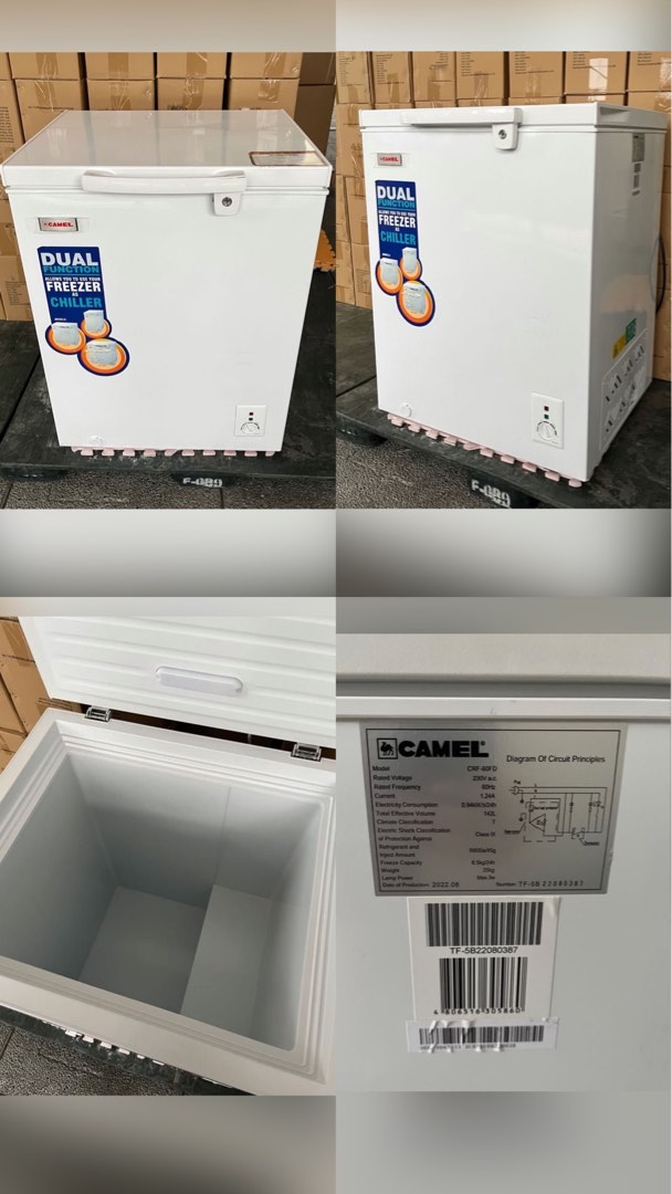 Camel CRF-60FD Chest Freezer (6.0 cu. ft.), TV & Home Appliances ...