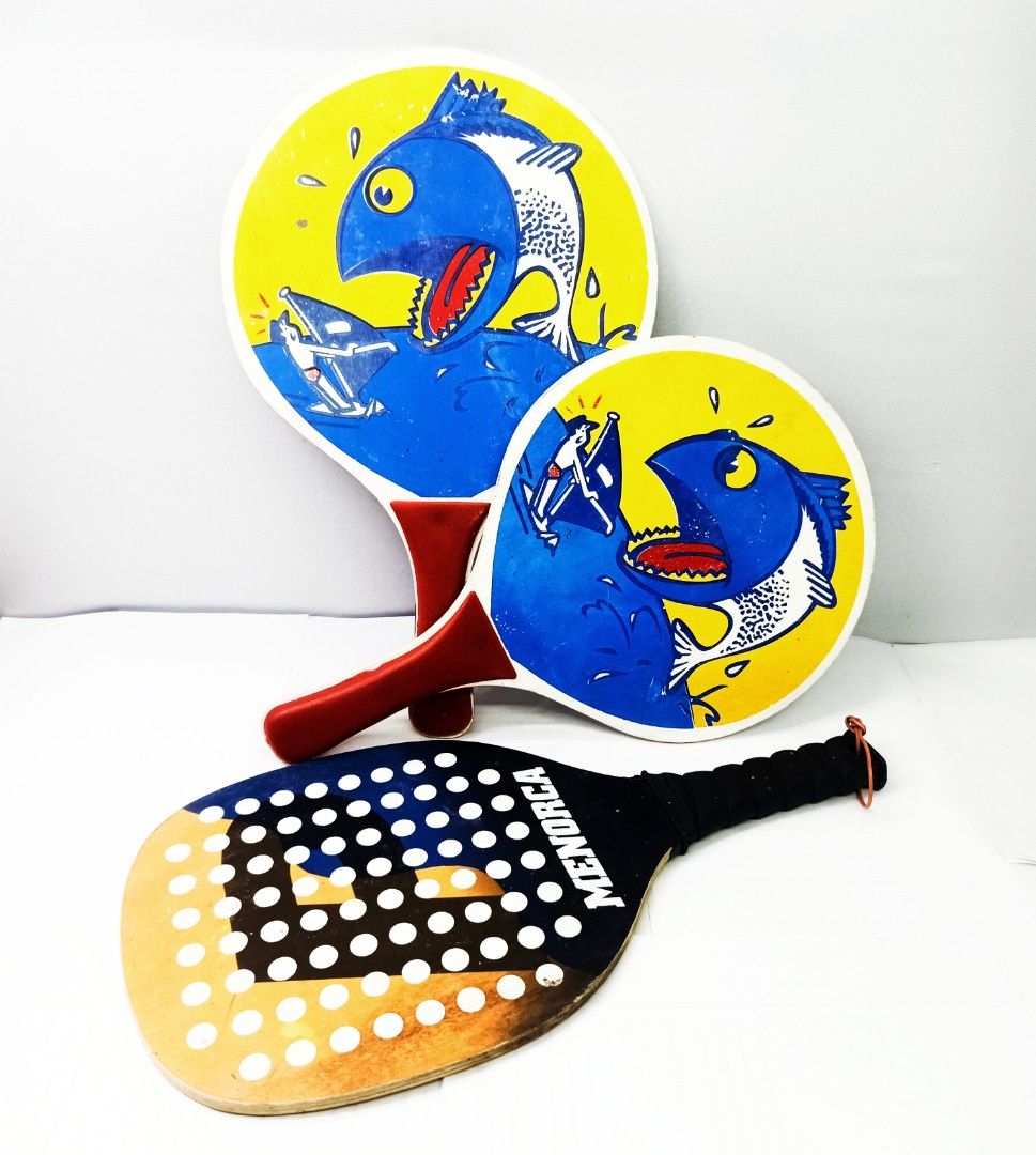 Cats production Wooden beach ball rackets for 145 each *T63, Sports ...