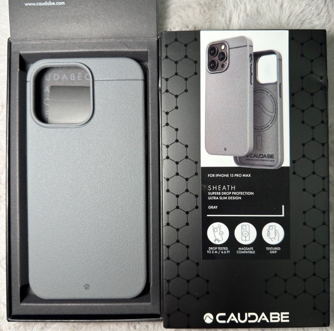 Caudabe Sheath - Grey for iPhone 15 Pro Max, Mobile Phones & Gadgets ...