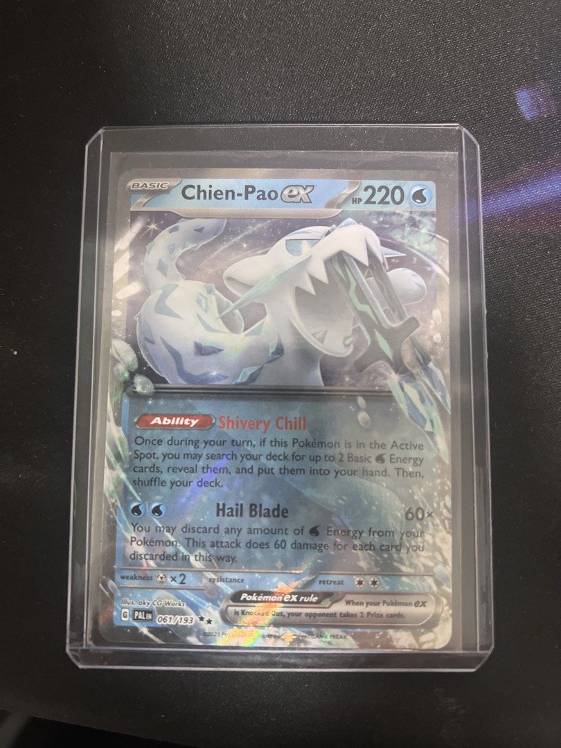 Chien-Pao EX Paldea Evolved Playable, Hobbies & Toys, Toys & Games on ...