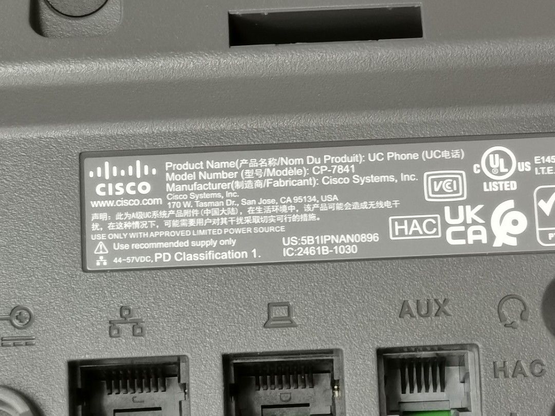 Cisco IP Phone 7841 (CP-7841-K9), 電腦＆科技, 商務用科技產品 - Carousell
