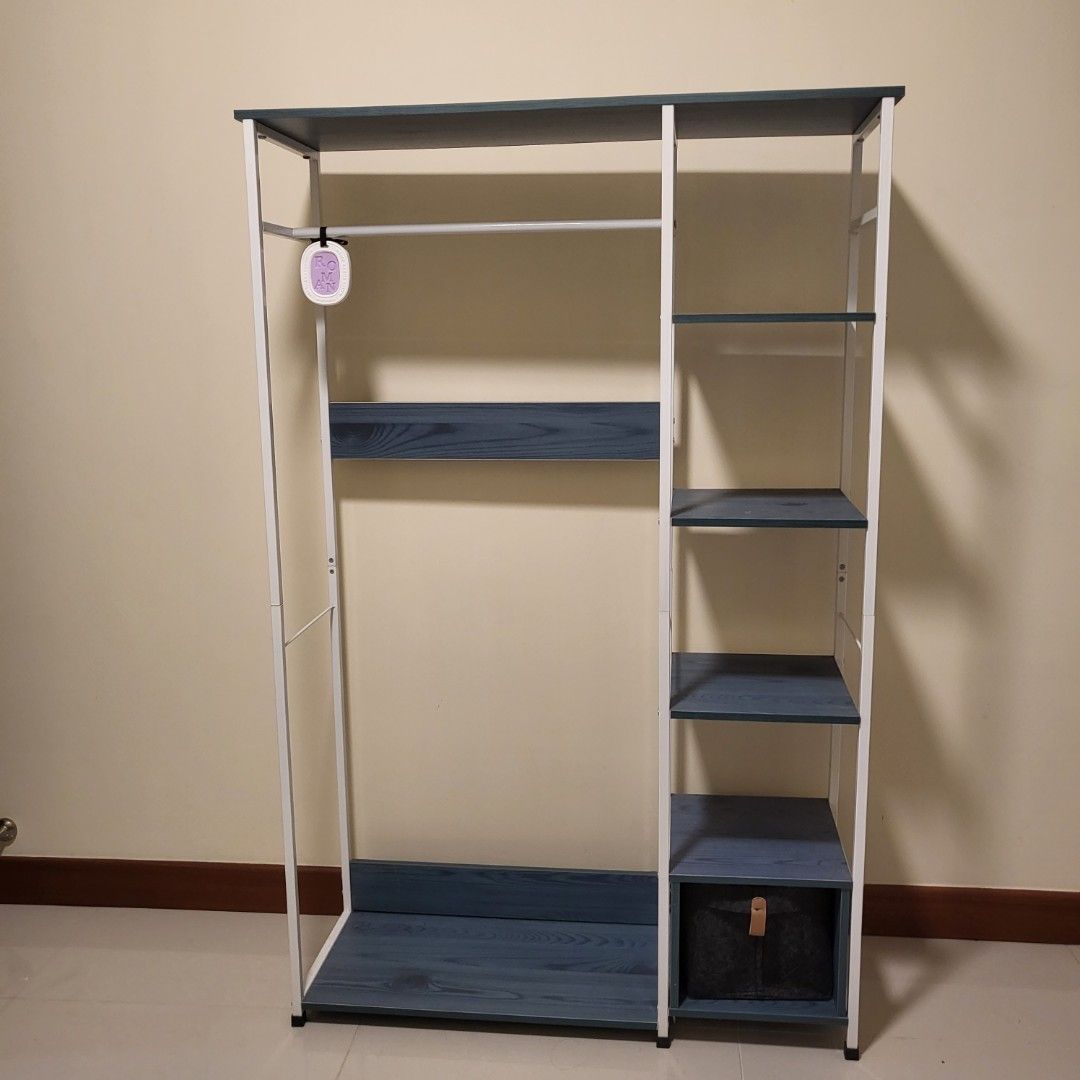 Clothes Rack Cabinet Open Wardrobe clothes hanger clothes stand ...