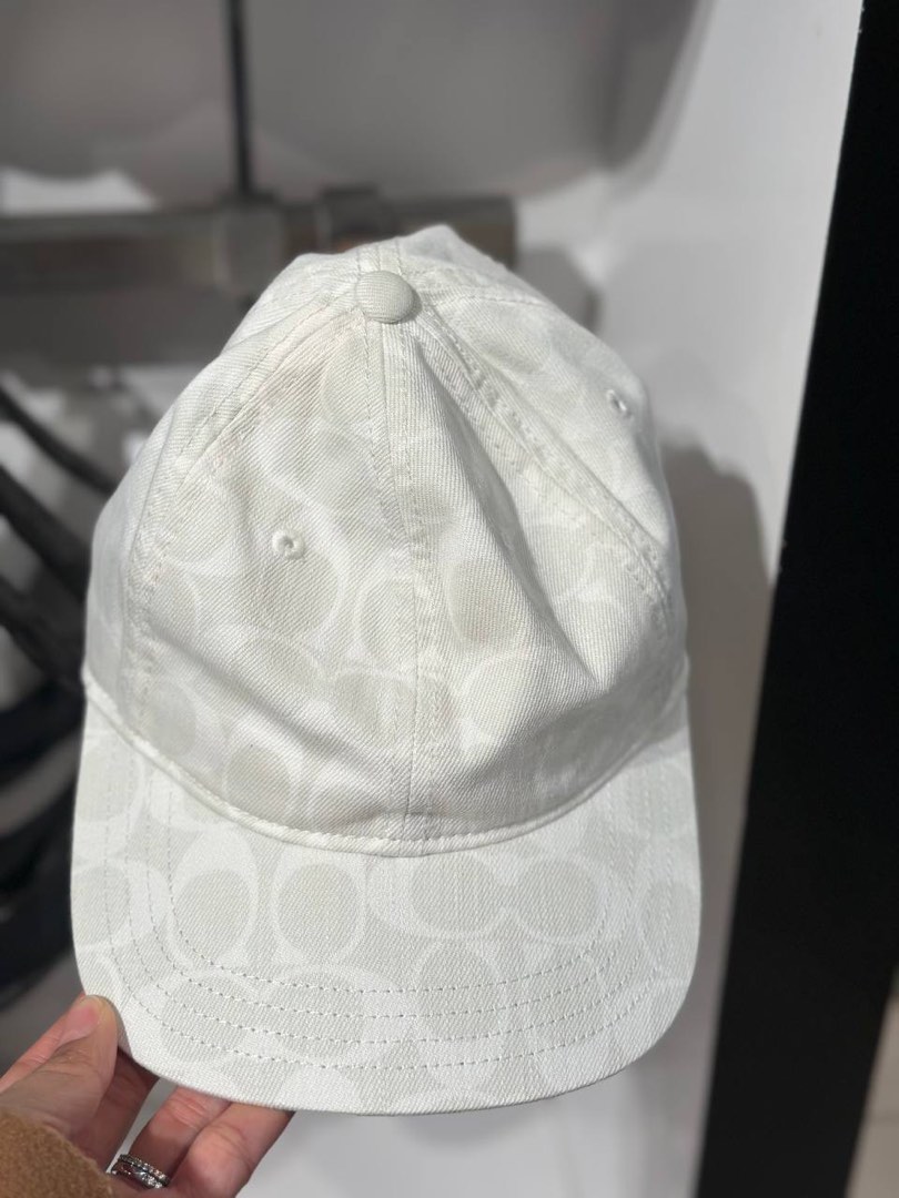 Coach Signature Cap, Luxury, Accessories on Carousell