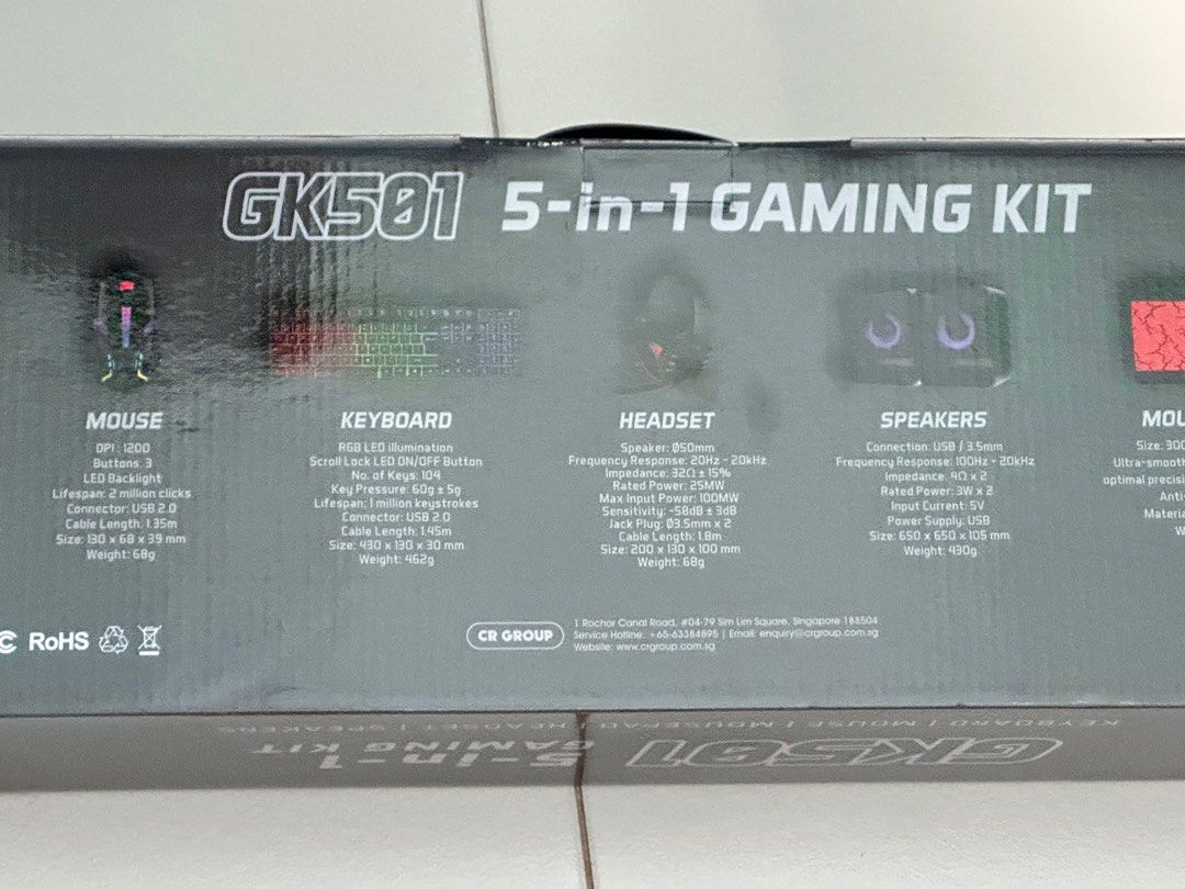 Cobalt 5-in-1 Gaming Set, Computers & Tech, Parts & Accessories ...