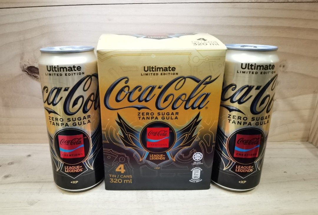 Coca-Cola x League of Legends Ultimate Zero Sugar Limited Edition collection, Hobbies & Toys ...