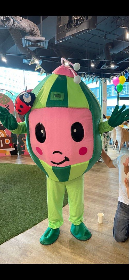 Cocomelon mascot Halloween costume birthday party, Hobbies & Toys, Toys ...