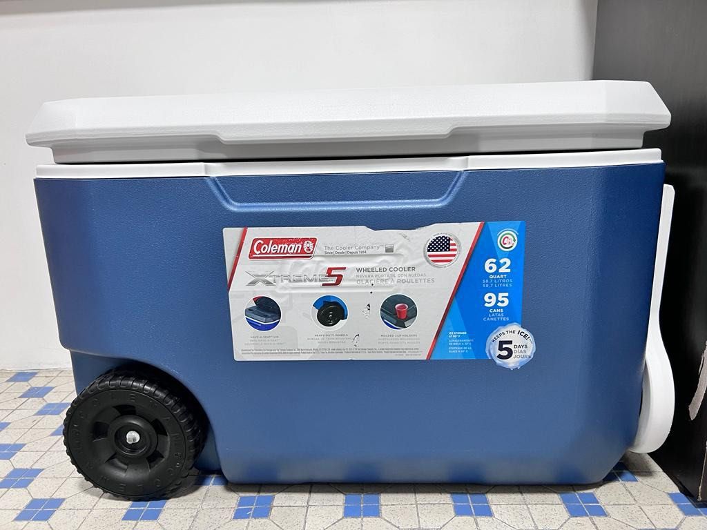 Coleman Xtreme 5 Wheeled Cooler Box, Furniture & Home Living, Kitchenware & Tableware, Other ...
