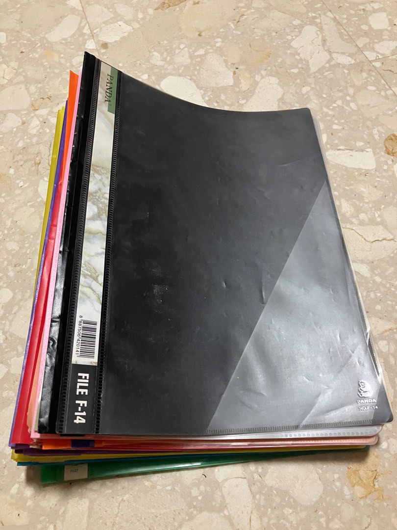 Coloured files for school / work / organising, Hobbies & Toys ...