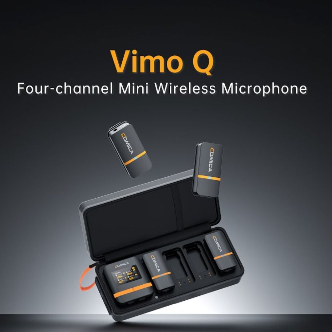 Comica Audio VIMO Q Four-Channel Mini Wireless Microphone System, Audio ...