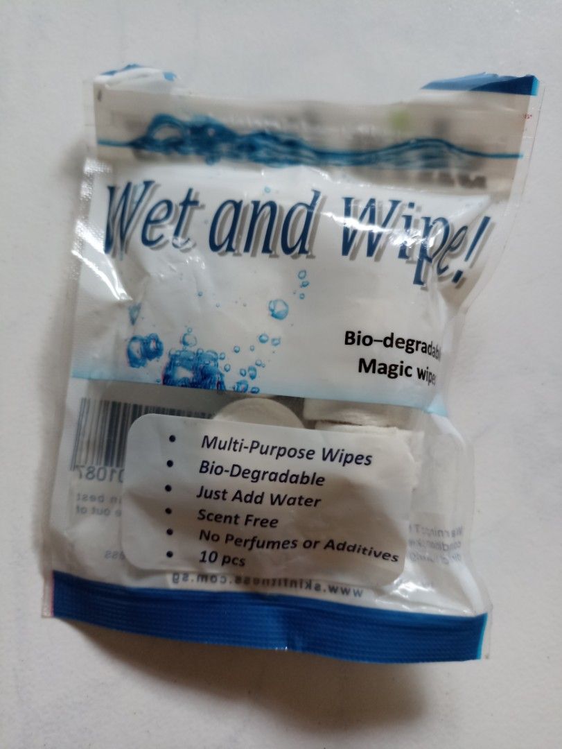 Compressed Wipes, Beauty & Personal Care, Face, Face Care on Carousell