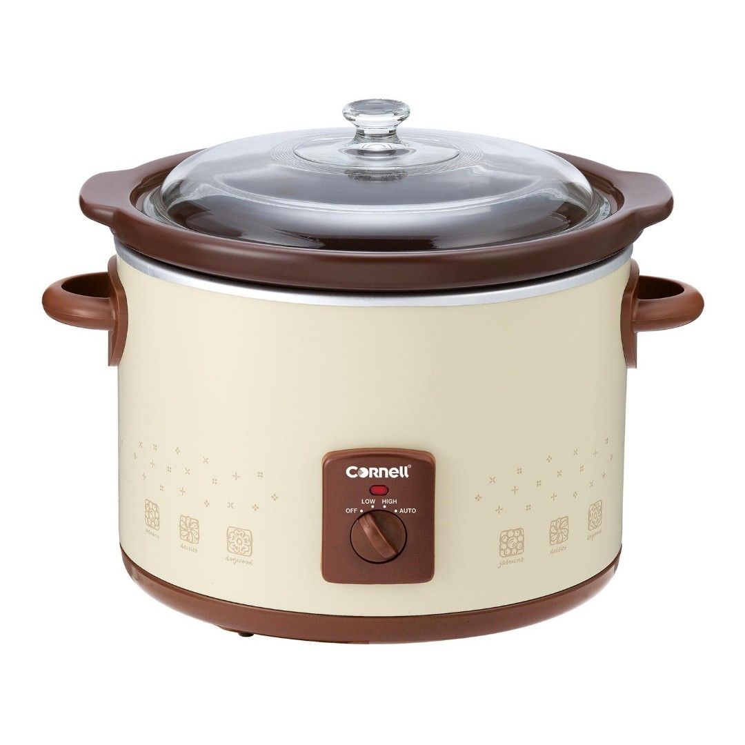 Cornell Electric Slow Cooker 5L Ceramic Pot, TV & Home Appliances ...