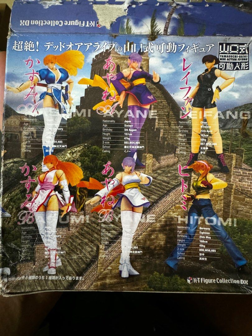 Dead Or Alive Characters 3inch figurine, Hobbies & Toys, Memorabilia ...