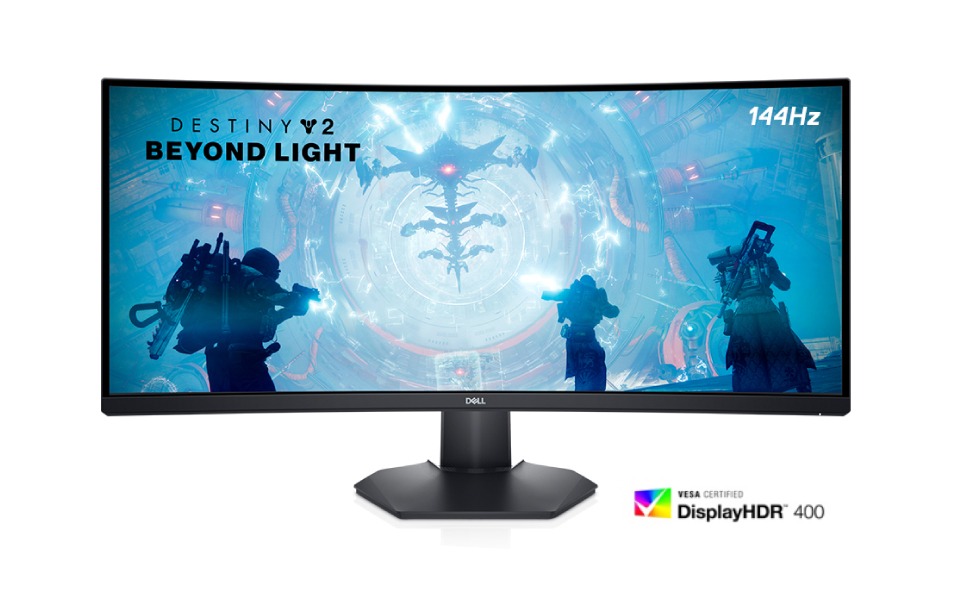 Dell S3422DWG Curved Gaming Monitor 34 Inch Curved Monitor with 144Hz ...
