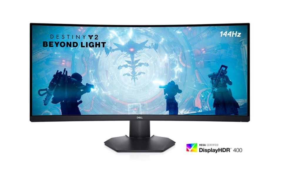 Dell S3422DWG Curved Gaming Monitor 34 Inch Curved Monitor with 144Hz ...