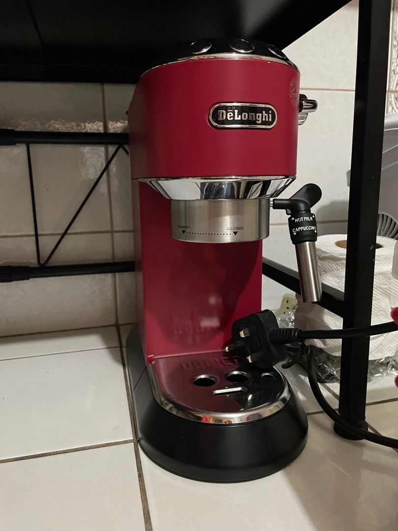 Delonghi Dedica EC685 Red WITH FREEBIES, TV & Home Appliances, Kitchen ...