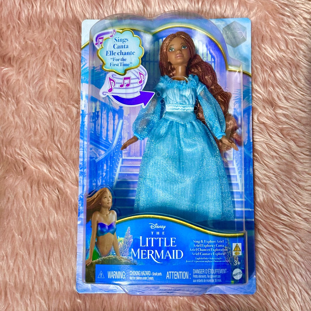 Disney The Little Mermaid Sing & Discover Ariel Doll with Signature ...