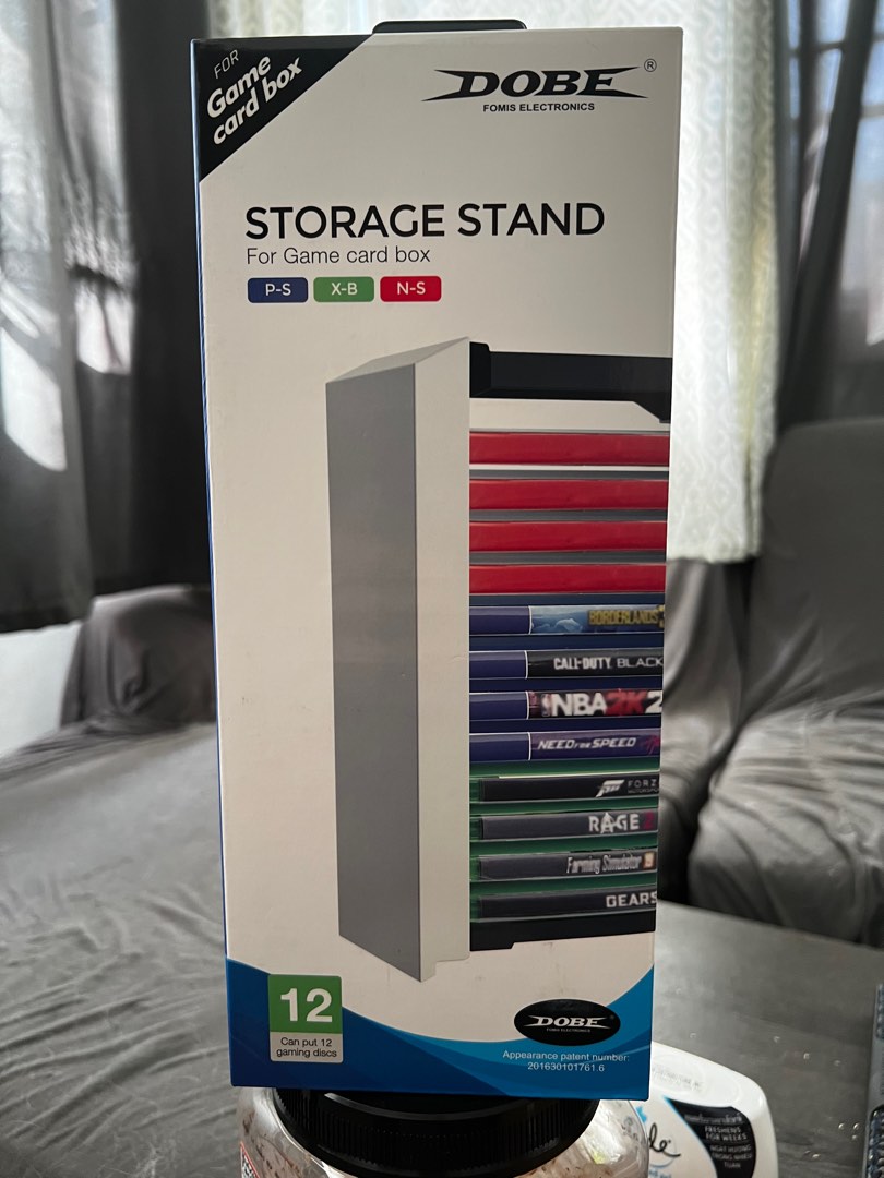Dobe Storage Stand for 12 games (PS, Xbox, Switch), Video Gaming ...