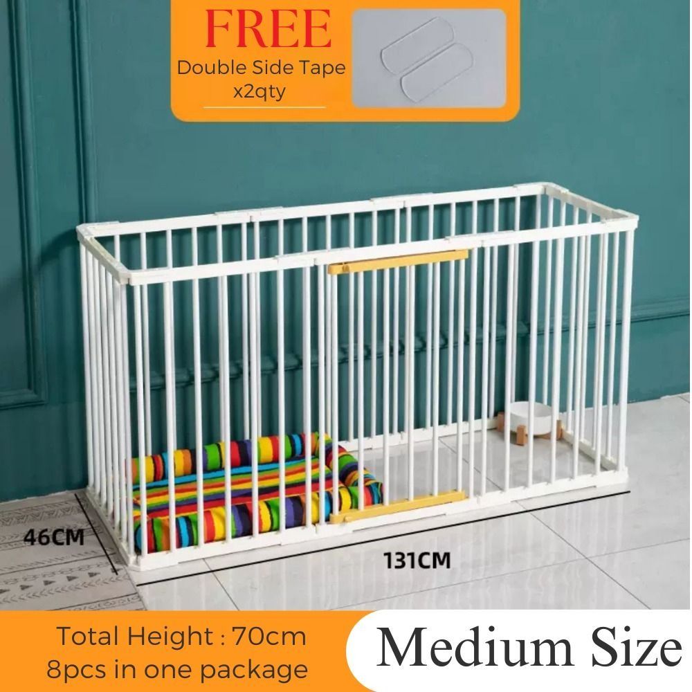 Dog Fence Large Playpen DIY Pet Fence Indoor Dog Cage Puppy Dog Gate ...