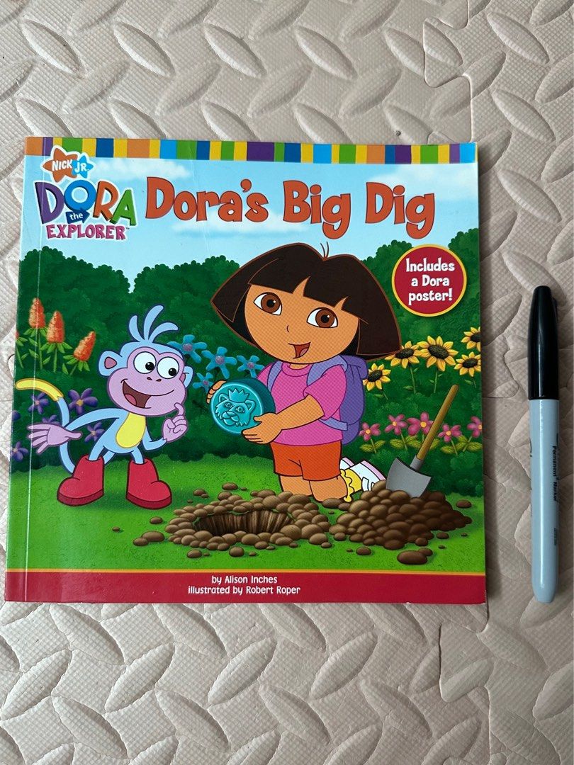 Dora The Explorer: Dora’s Big Dig, Hobbies & Toys, Books & Magazines ...