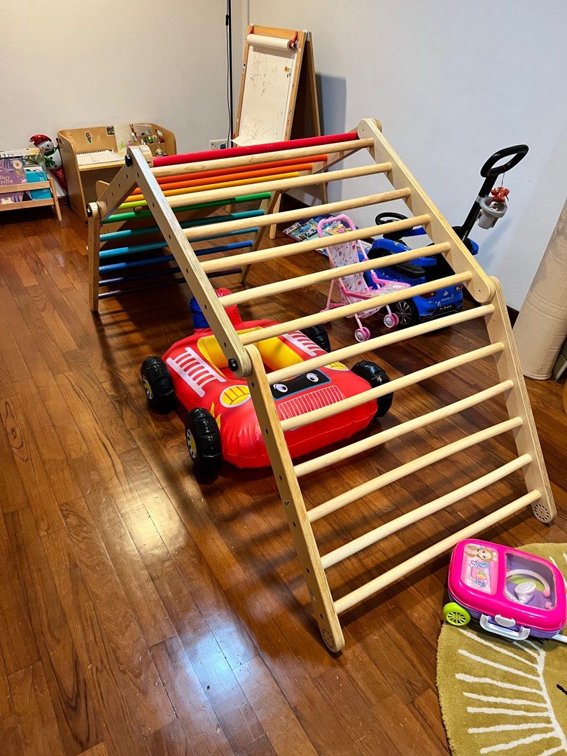 Double pikler with dual side ramp!, Babies & Kids, Baby Nursery & Kids ...