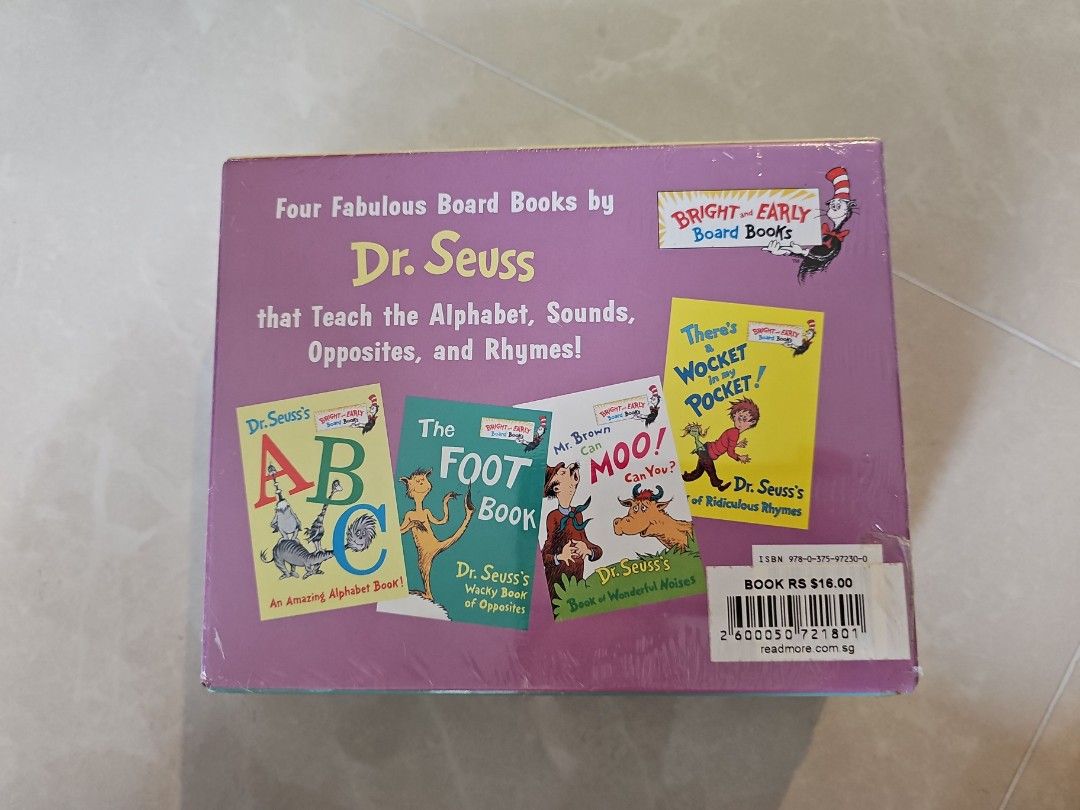 Dr Seuss box if bright and early board books, Hobbies & Toys, Books ...