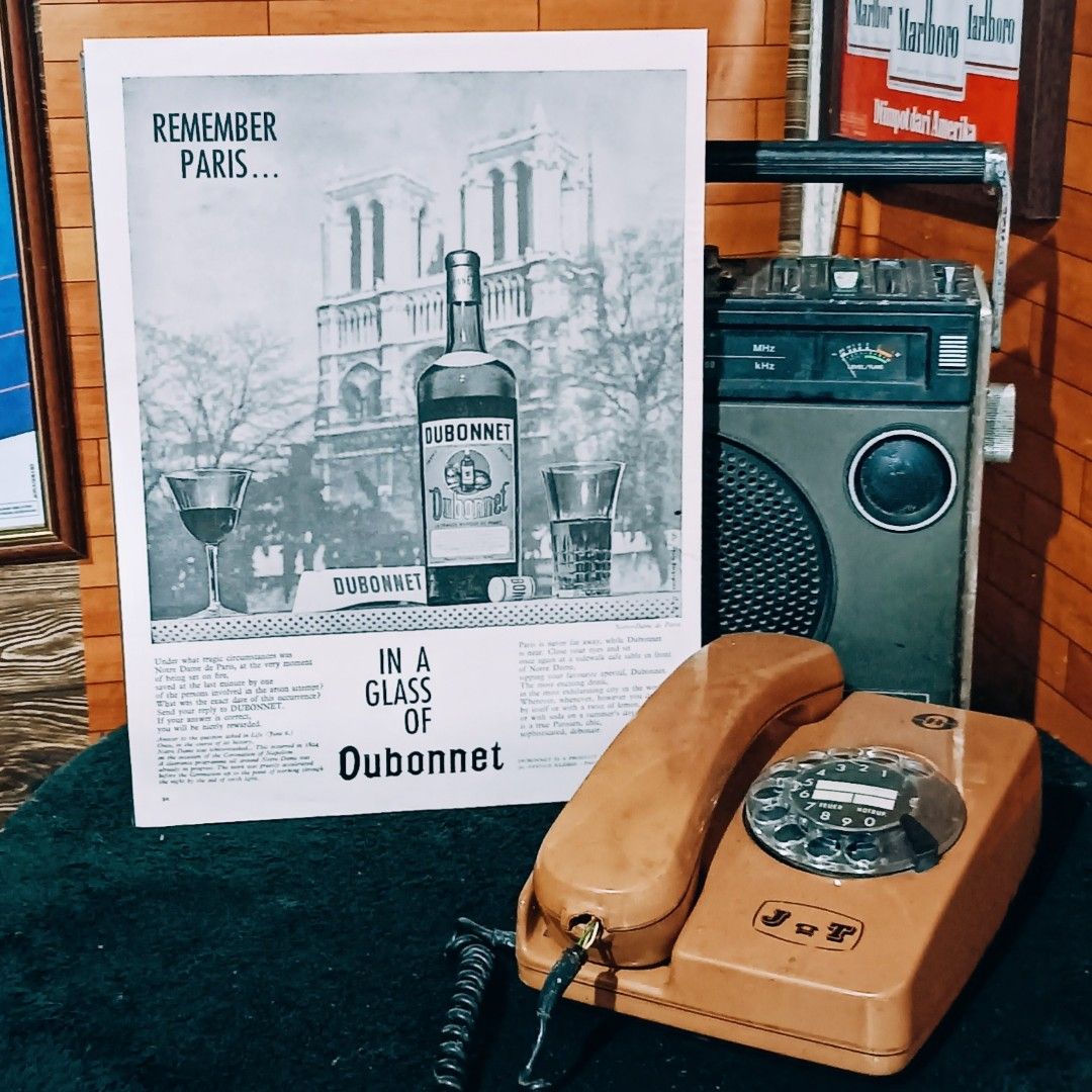 Dubonnet Frame Poster 60s, Furniture & Home Living, Home Decor, Frames ...