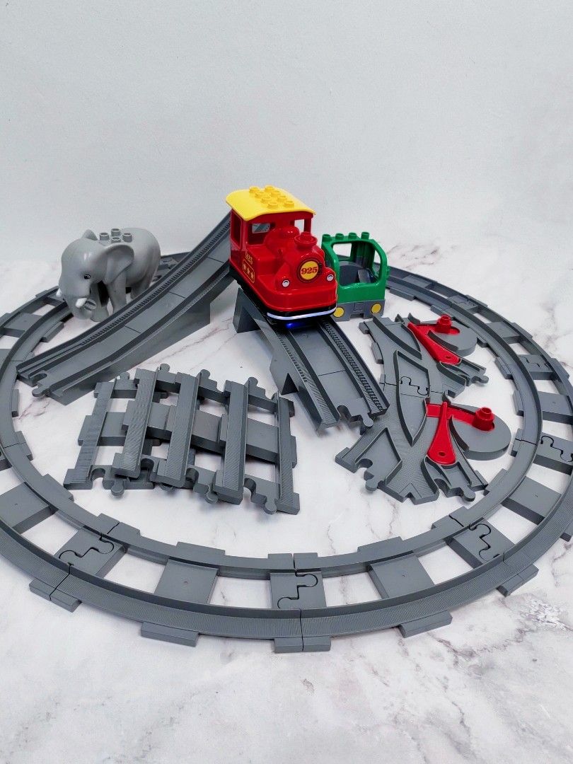 dulpo lego train -battery operated, Hobbies & Toys, Toys & Games on ...