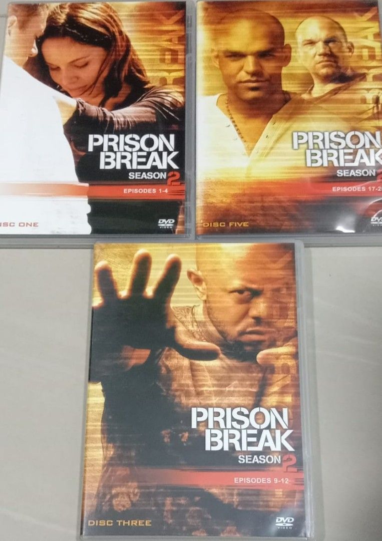 Dvd Prison Break Complete Season 2, Hobbies & Toys, Music & Media, CDs & DVDs on Carousell