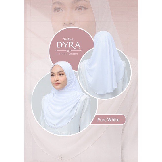 Dyra shawl nikah segitiga, Women's Fashion, Muslimah Fashion, Hijabs on ...