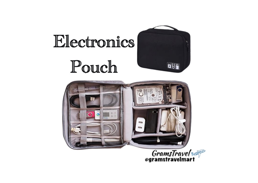 Electronics Pouch Organizer, Men's Fashion, Watches & Accessories ...