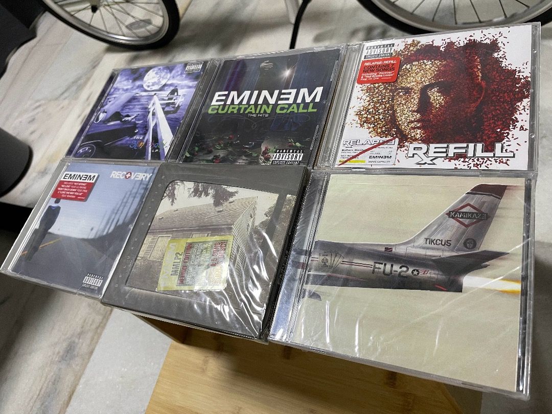 Eminem CDs, Hobbies & Toys, Music & Media, CDs & DVDs on Carousell