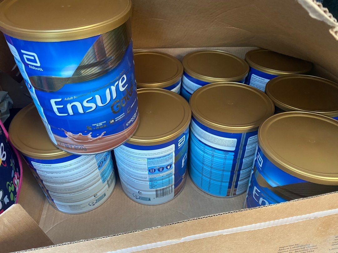 Ensure plus Gold Vanilla 400g last 12 cans, Health & Nutrition, Health ...