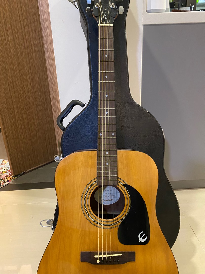 Epiphone acoustic guitar, Hobbies & Toys, Music & Media, Musical ...