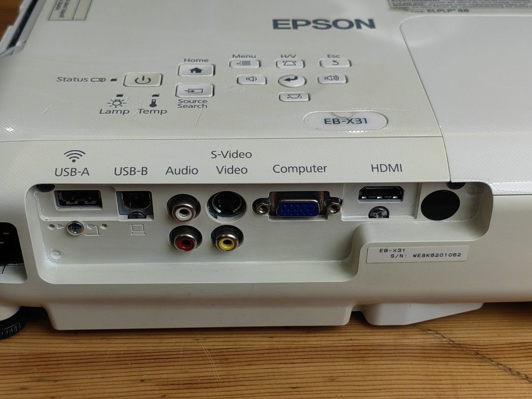 Epson EB-X31 Projector 3200 lumens, TV & Home Appliances, TV ...