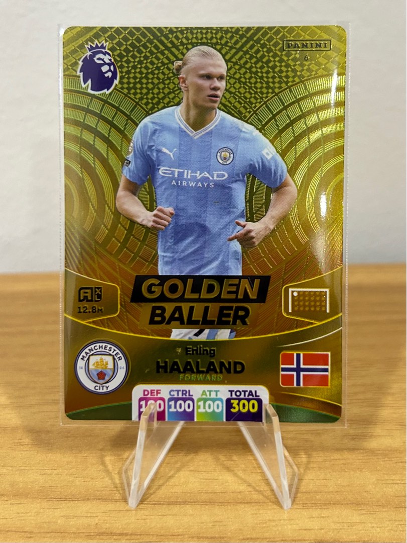 Erling Haaland Manchester City Panini Adrenalyn XL Premier League 2023/ ...