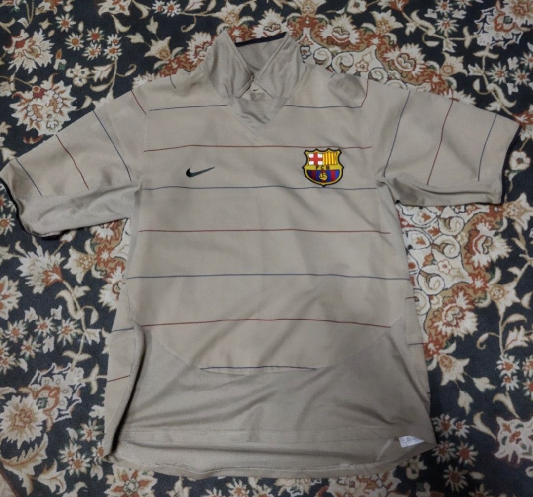 FC Barcelona 2003-04 Away soccer/football jersey/kit rare/retro/vintage ...