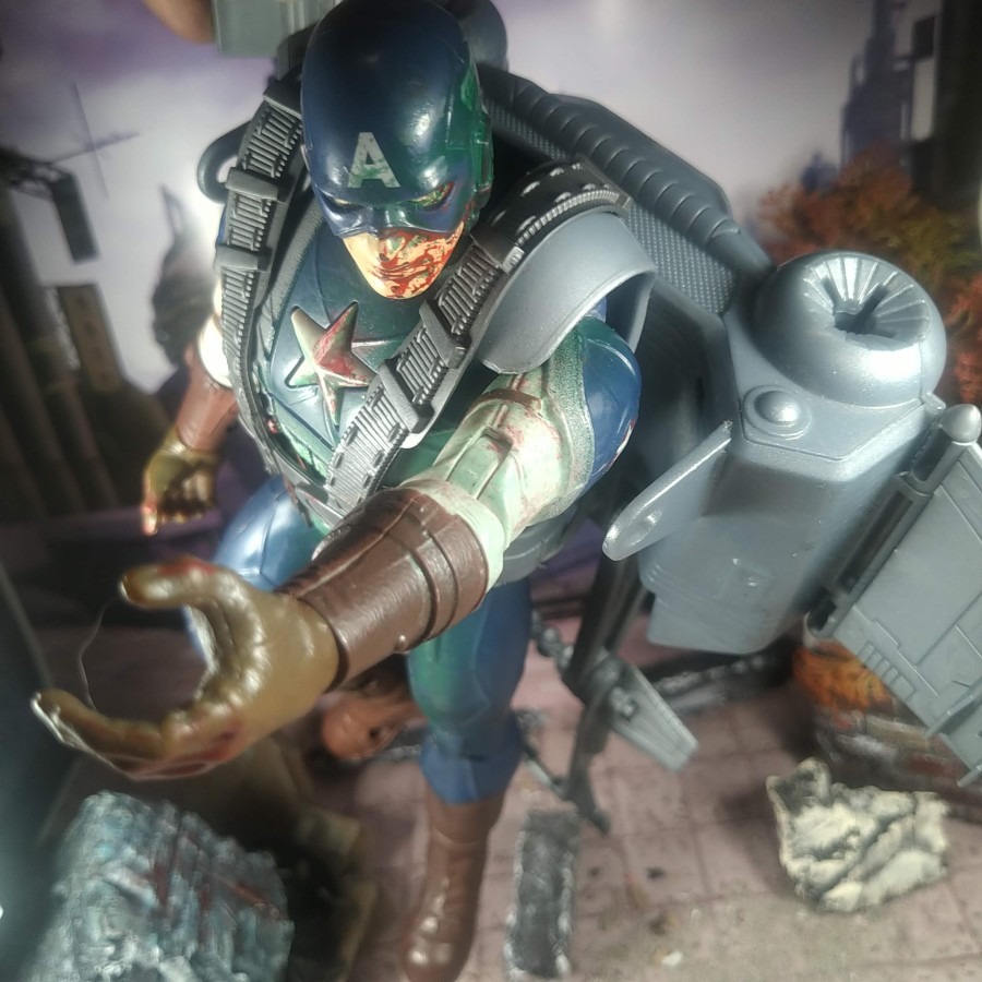 Figure Captain America Hasbro cocoklogi dengan Jetpack The Falcon, Toys ...