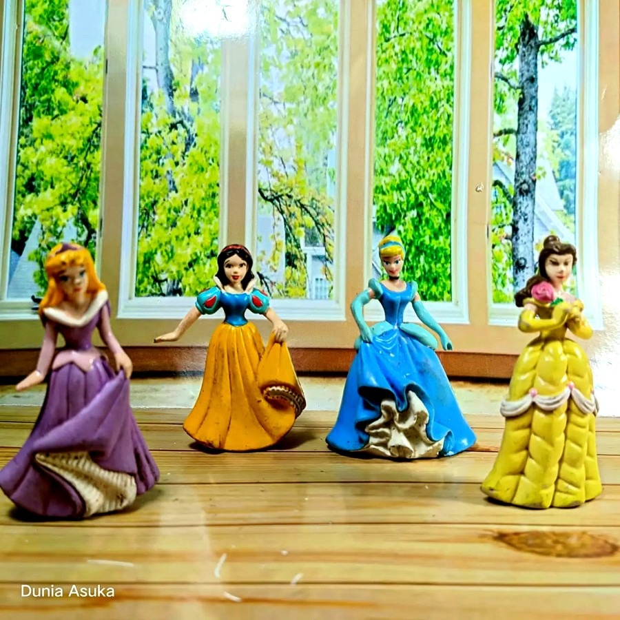 Figure Princess disney set 4 ukuran 3 inch, ori disney semua, Toys ...
