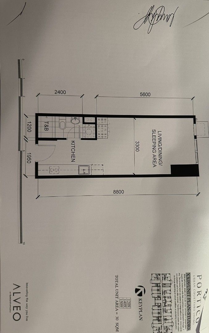 For Sale Brand New Studio unit in Portico Travertine Tower Alveo, Property, For Sale, Apartments ...