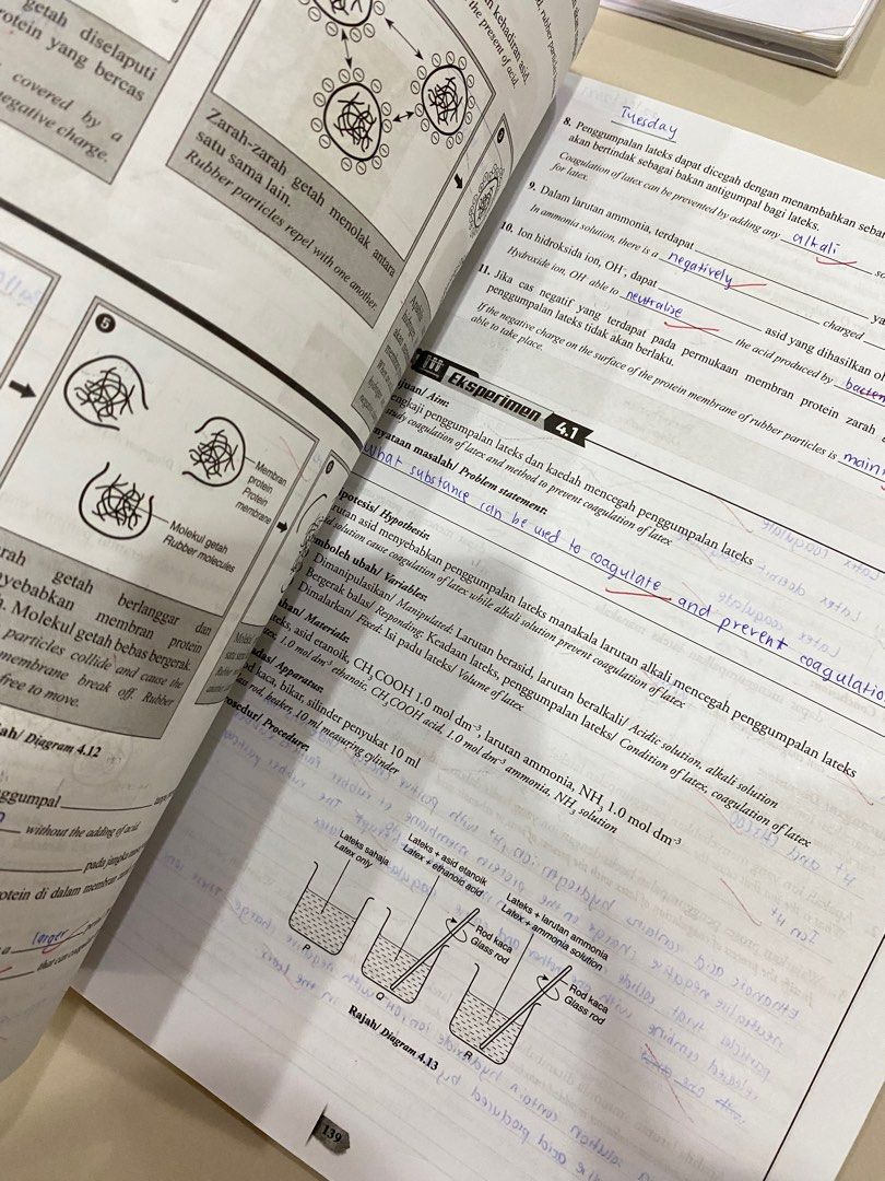 Form 4 KSSM CHEMISTRY Workbooks WITH ANSWERS, Hobbies & Toys, Books ...