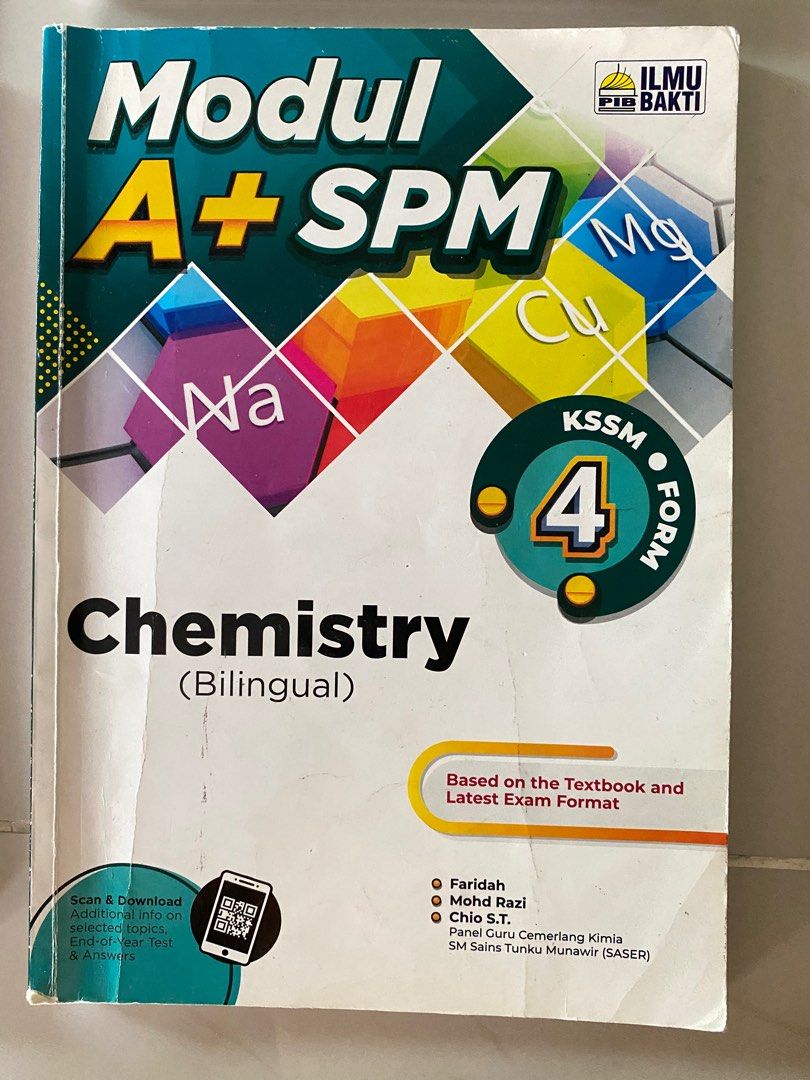 Form 4 KSSM CHEMISTRY Workbooks WITH ANSWERS, Hobbies & Toys, Books ...
